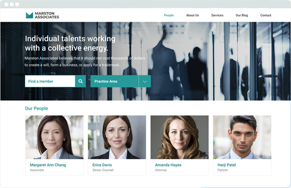 Modern Directory And Profile Management For Law Firms | Workfolio